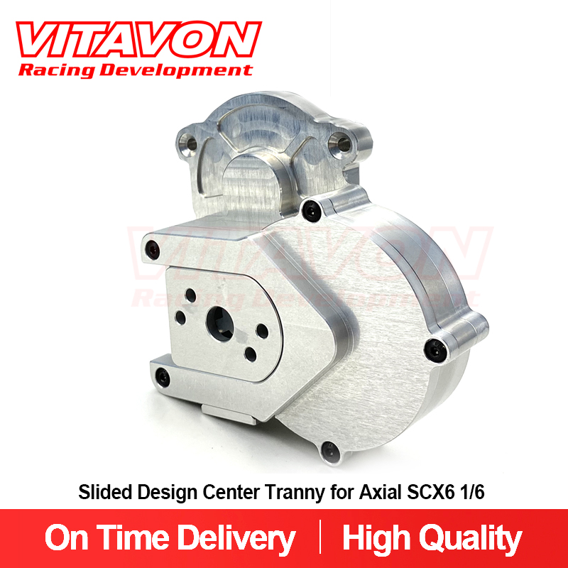 VitavonVITAVON CNC Alu #7075 Slided Design Center Tranny for Axial SCX6 ...
