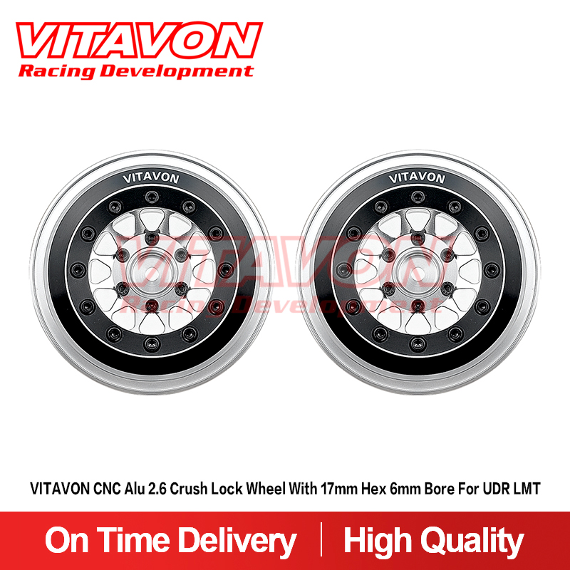VitavonVITAVON CNCAlu 2.6 Crush Lock wheel With 17mm Hex 6mm Bore for ...