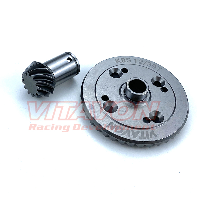 VitavonVITAVON HD Steel Ring&Pinion Gear set 12/39T for Arrma Kraton 8S ...
