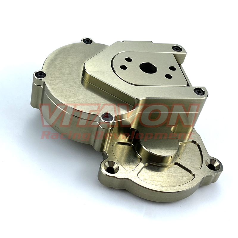 VitavonVITAVON CNC Alu #7075 Slided Design Center Tranny for Axial SCX6 ...
