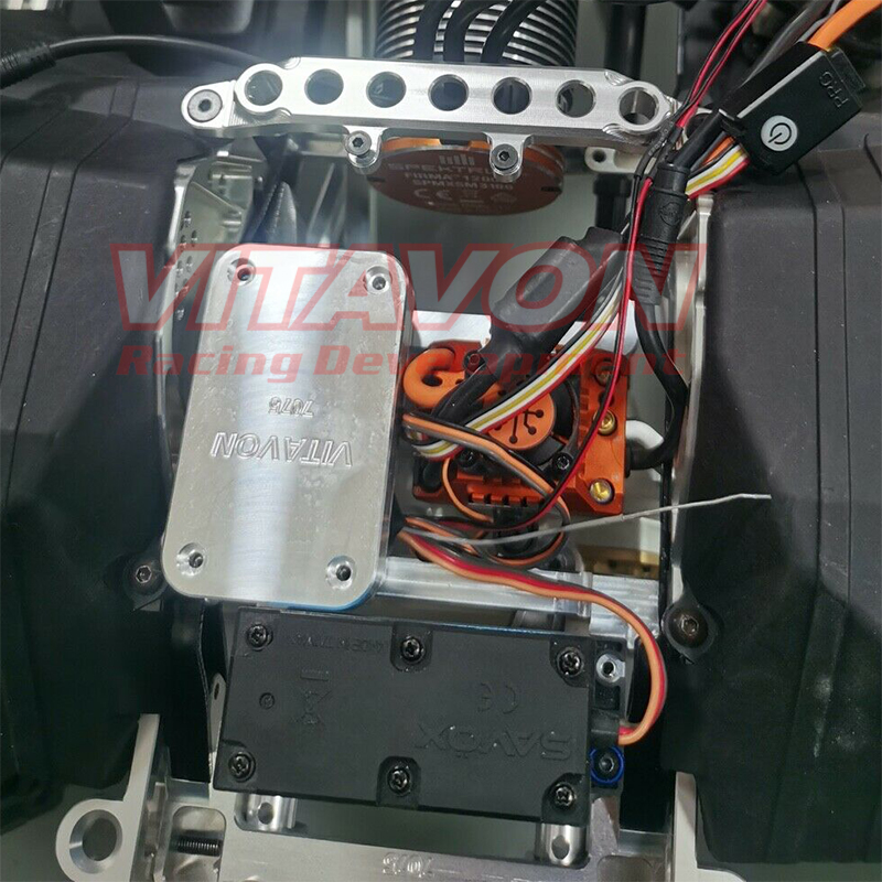VitavonVITAVON CNC Alu7075 V2 ESC Tray & Servo Mount for Axial SCX6 ...