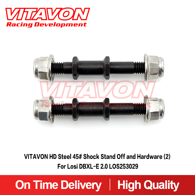 VitavonVITAVON HD Steel 45# Shock Stand Off &Hardware (2) For Losi DBXL ...